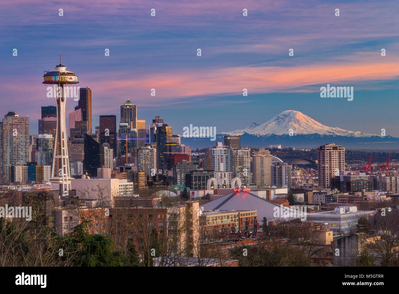 The Seattle Skyline Stock Photo - Alamy