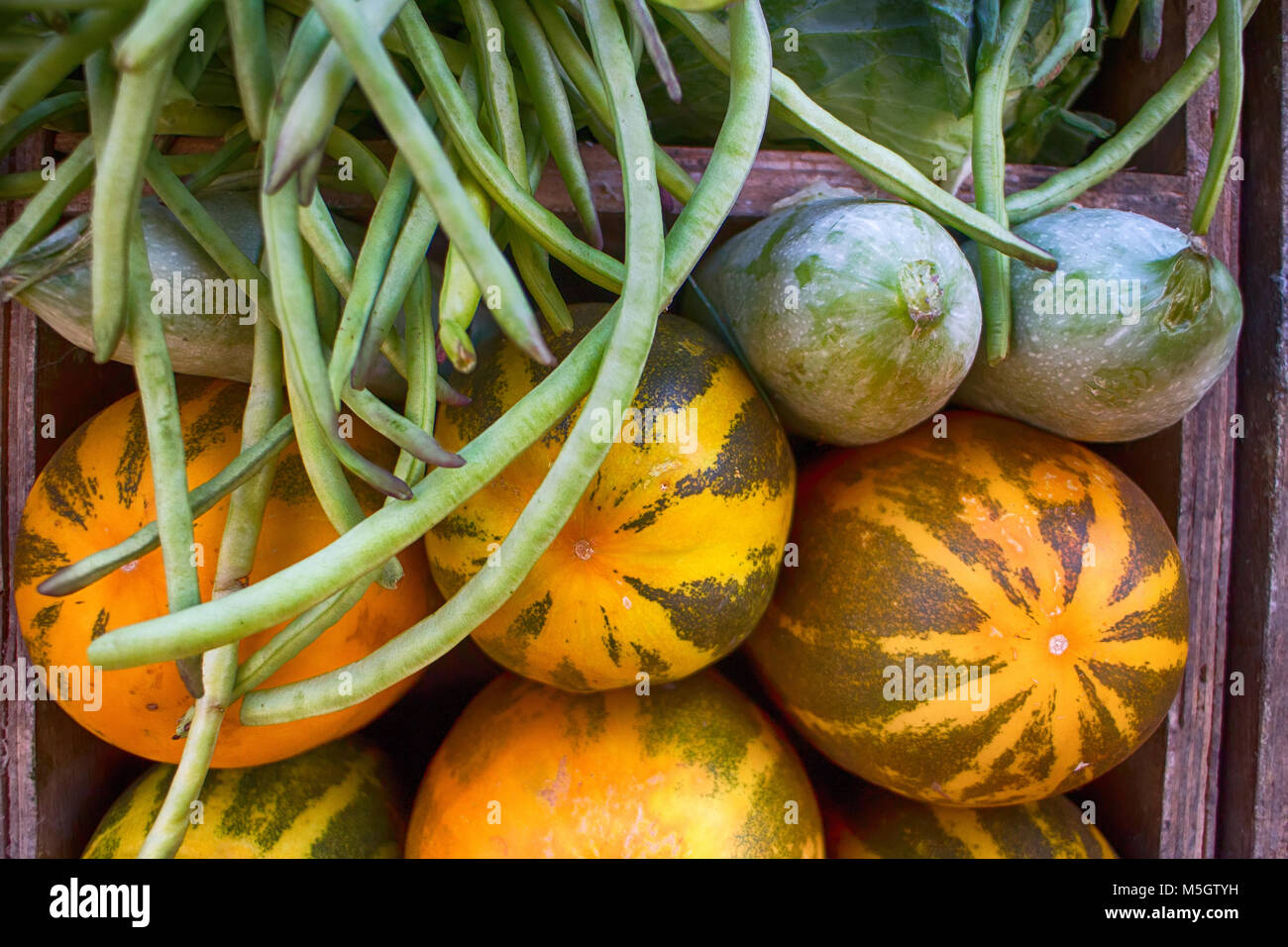 Indian vegetable market (greengrocers) generated from European ...