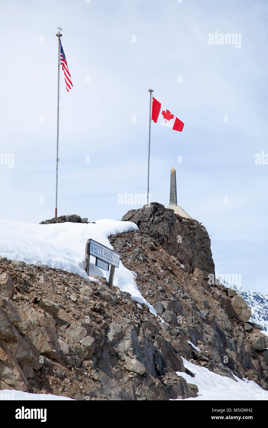 At border between canada and alaska hi-res stock photography and images ...