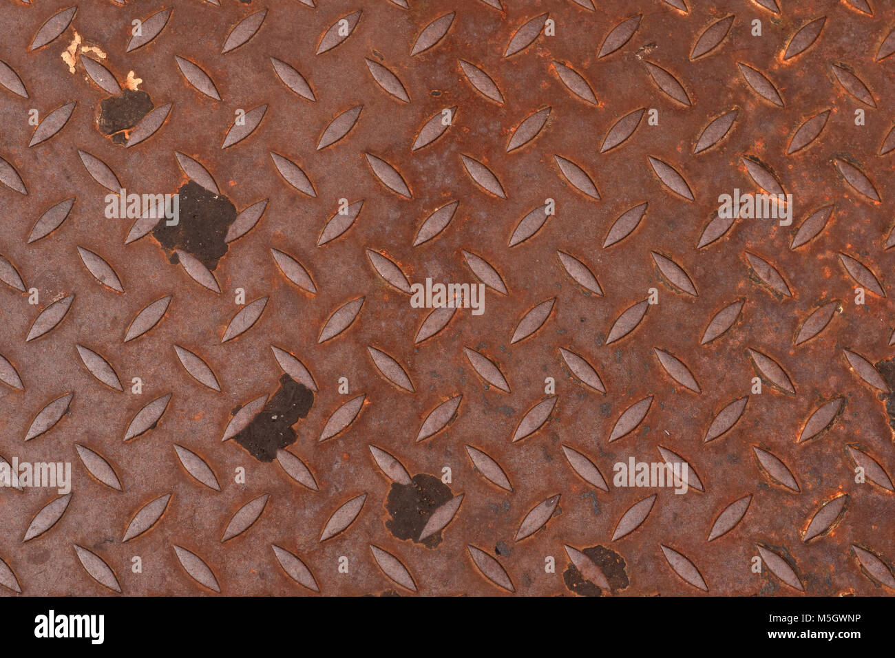 Rusty Diamond Plate Texture Stock Photo - Alamy