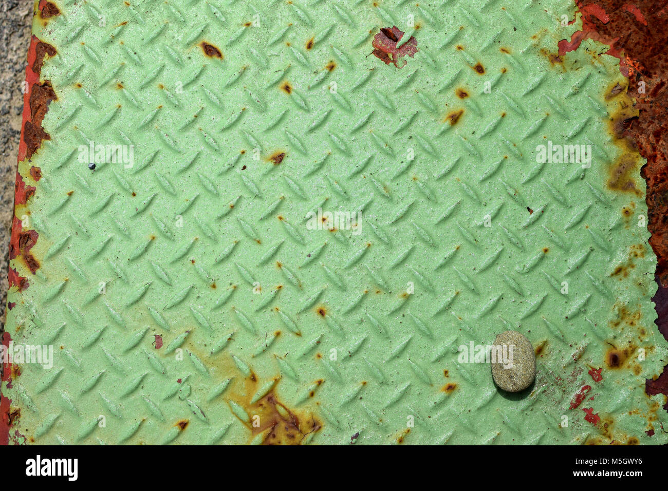 Rusty Diamond Plate Texture Stock Photo - Alamy