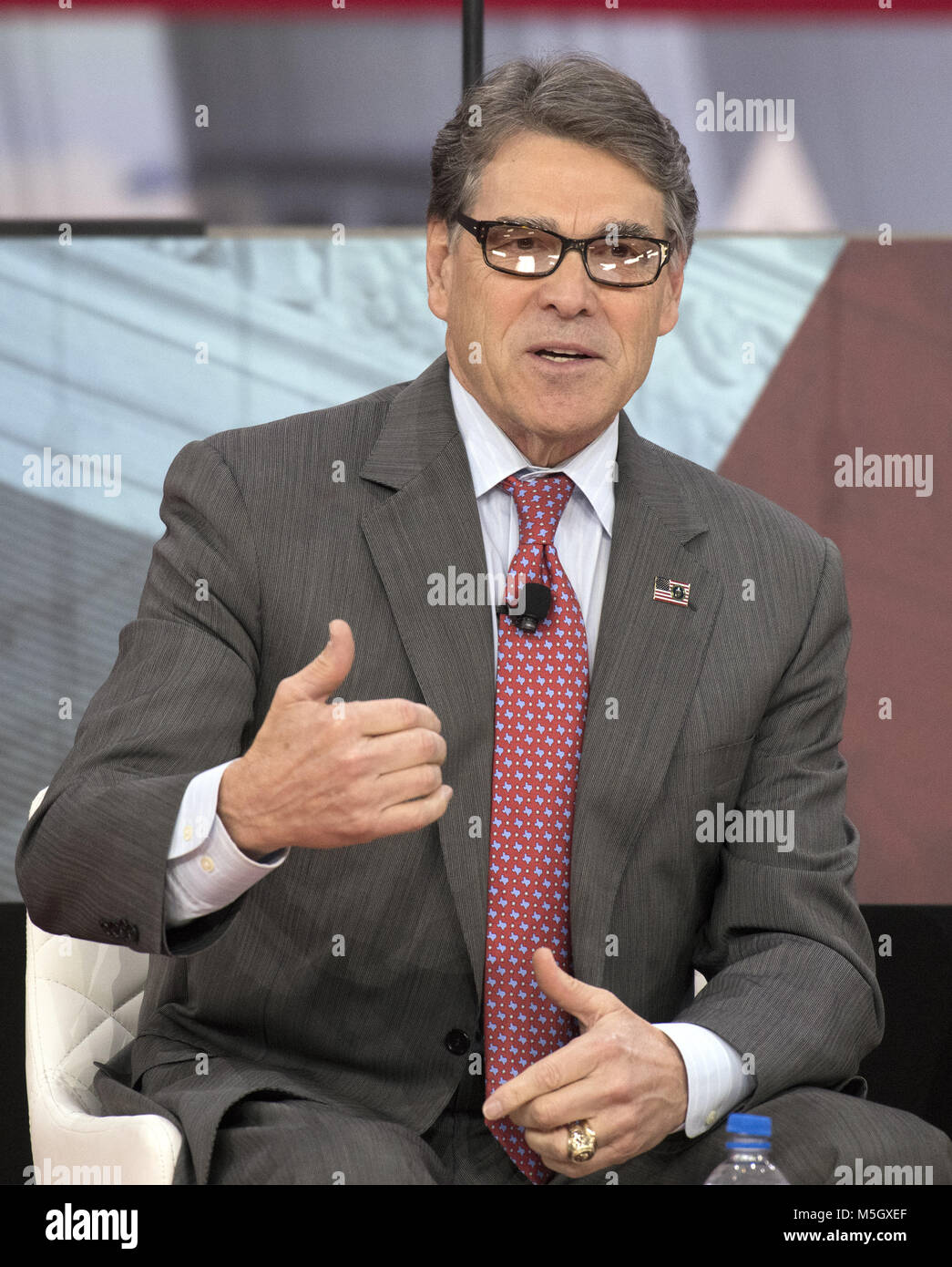 National Harbor, Maryland, USA. 23rd Feb, 2018. United States Secretary ...