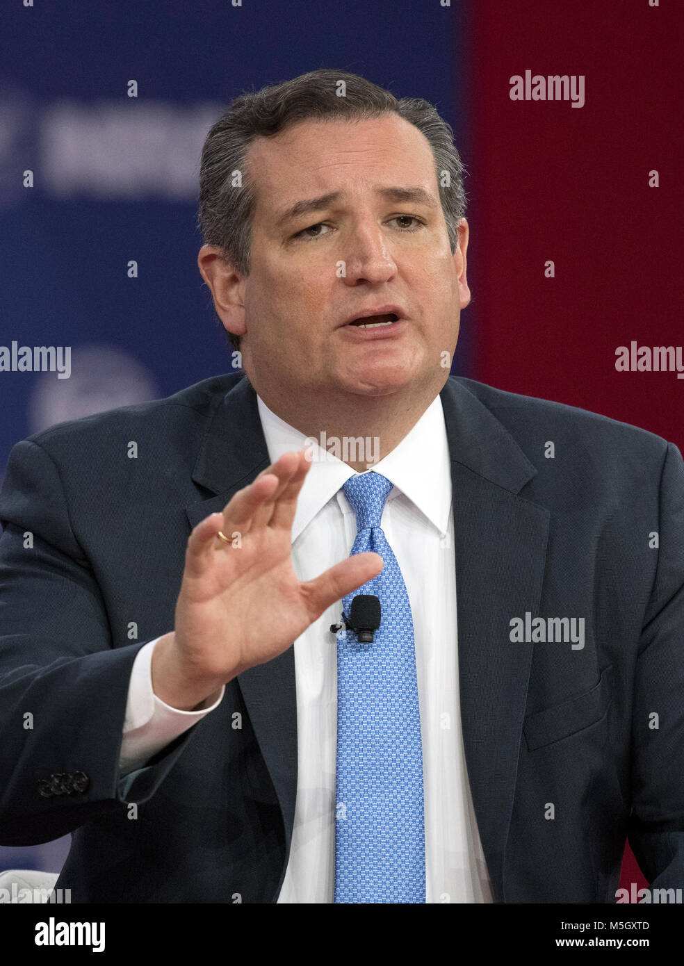 United States Senator Ted Cruz (Republican of Texas) is interviewed at ...