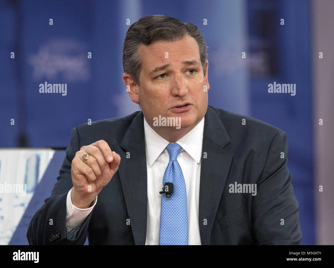 United States Senator Ted Cruz (Republican of Texas) is interviewed at ...
