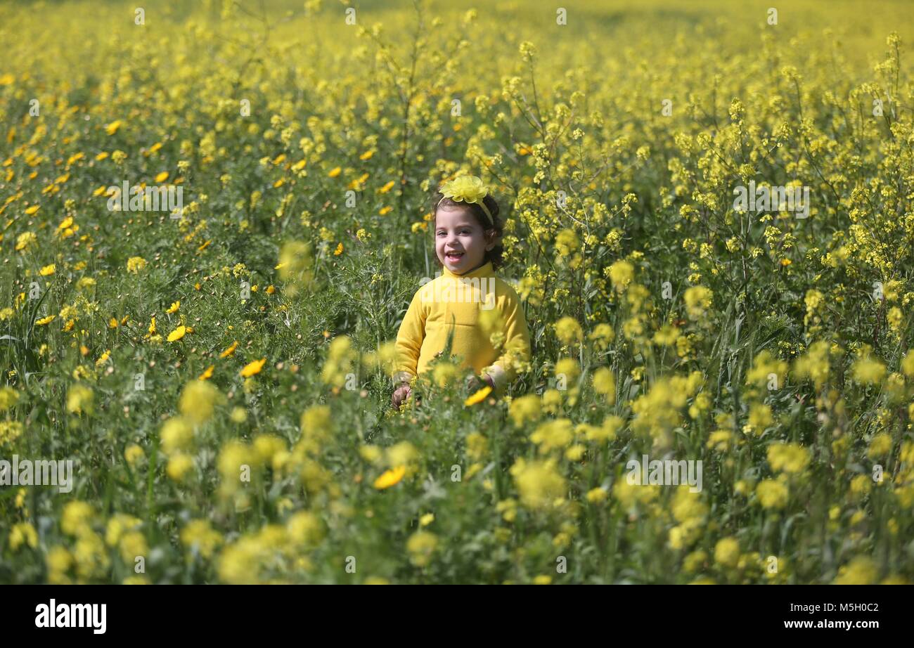 Gaza, Gaza Strip, Palestinian Territory. 23rd Feb, 2018. A Palestinian ...