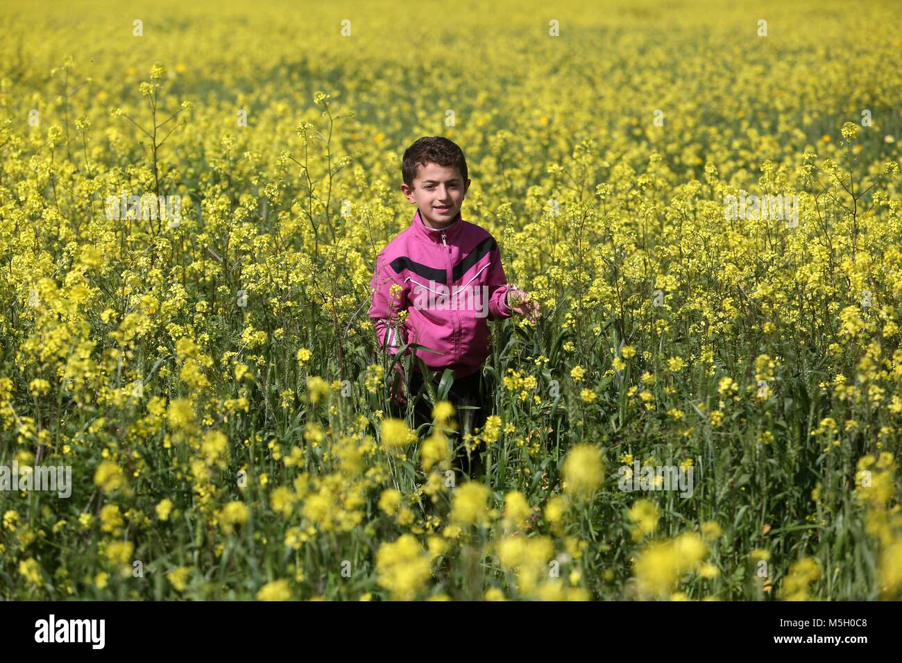 Gaza, Gaza Strip, Palestinian Territory. 23rd Feb, 2018. A Palestinian ...