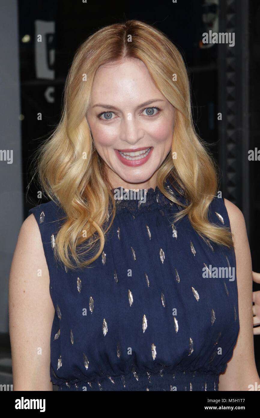 New York, NY, USA. 23rd Feb, 2018. Heather Graham at BUILD SERIES on ...