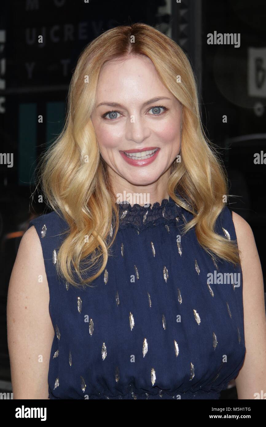 New York, NY, USA. 23rd Feb, 2018. Heather Graham at BUILD SERIES on ...