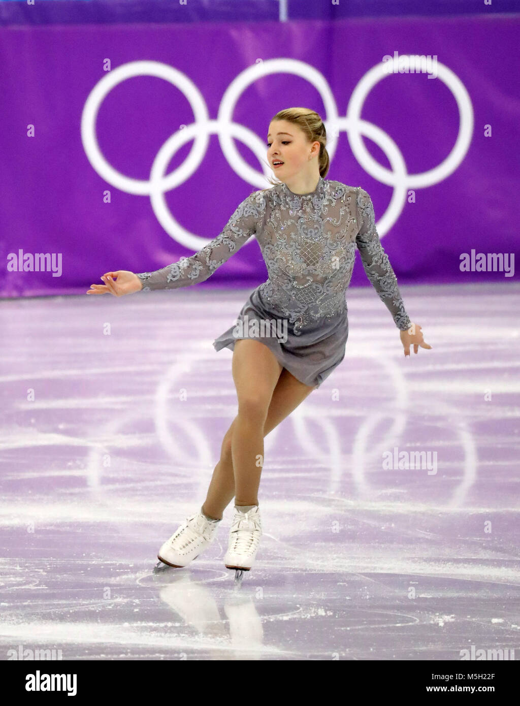 Gangneung, South Korea. 23rd Feb, 2018. MARIA SOTSKOVA of Russia in ...