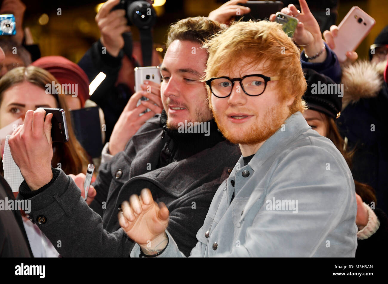 Berlin, Germany. 23rd Feb, 2018. Ed Sheeran attending the 'Songwriter ...