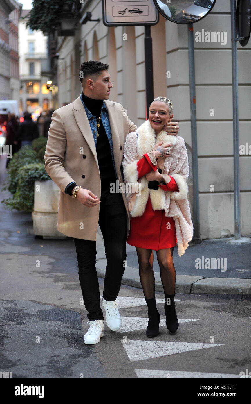 Milan, Giulia Proved and engaged Pierluigi Gollini at the ICEBERG ...