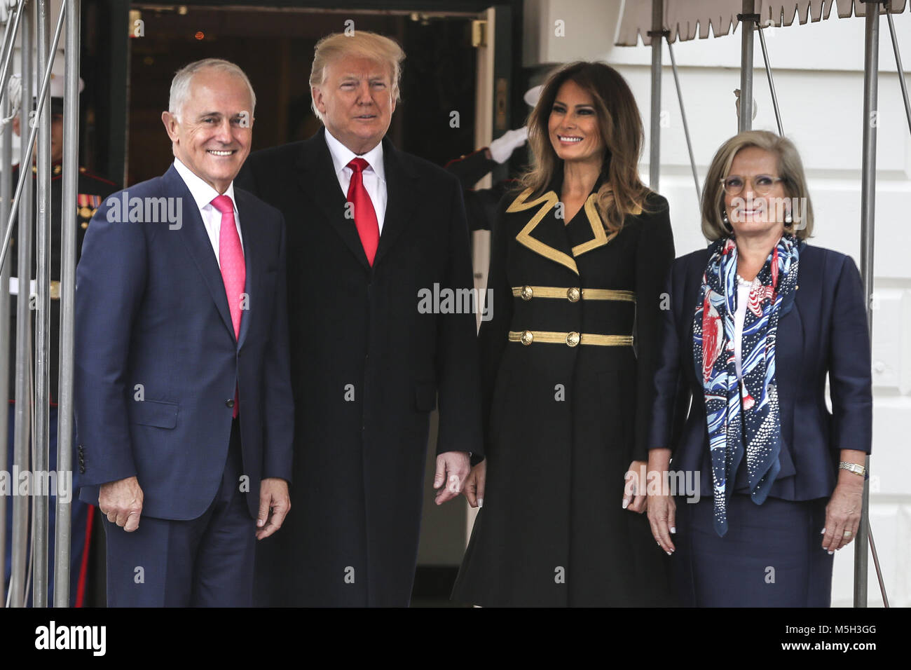 Washington, DC, USA. 23rd Feb, 2018. President Donald Trump and first ...