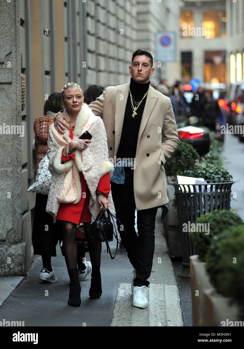 Milan, Giulia Proved and engaged Pierluigi Gollini at the ICEBERG ...