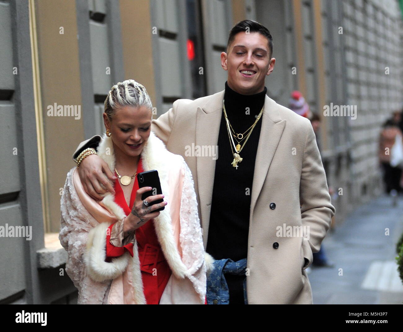 Milan, Giulia Proved and engaged Pierluigi Gollini at the ICEBERG ...