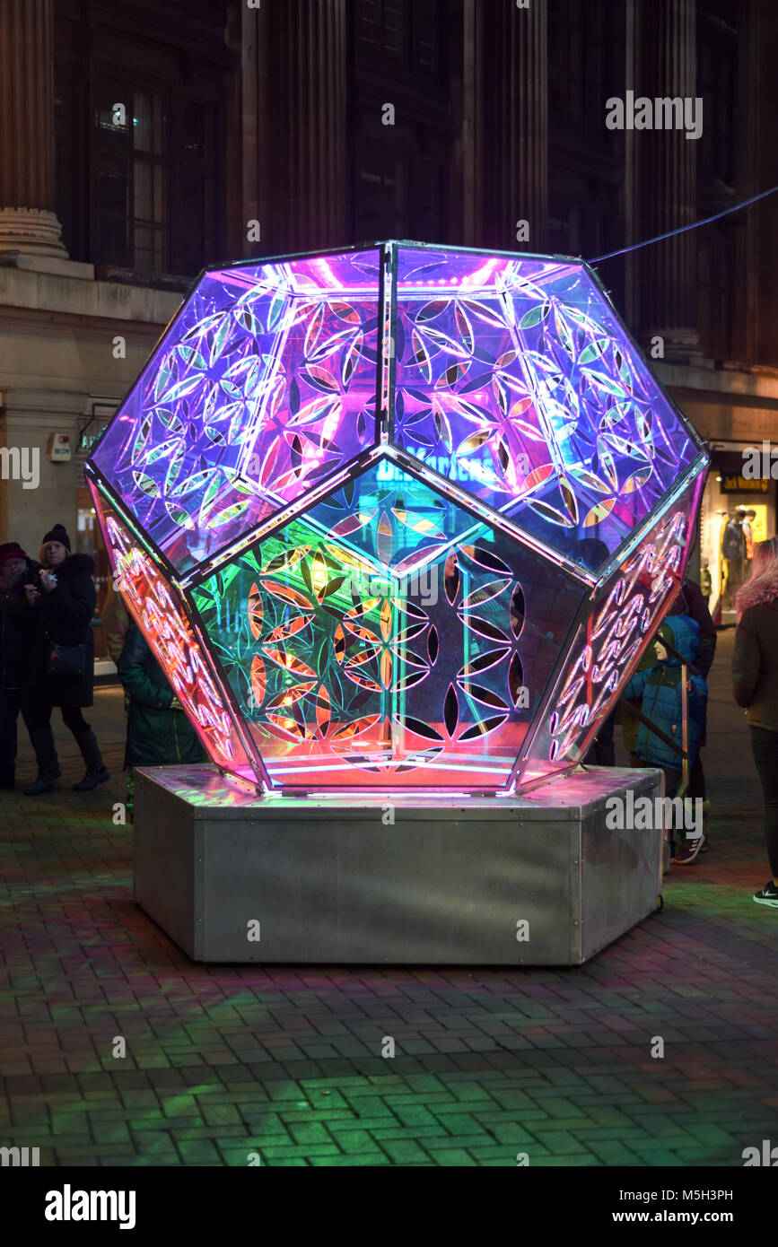 Light night nottingham 2018 hi-res stock photography and images - Alamy