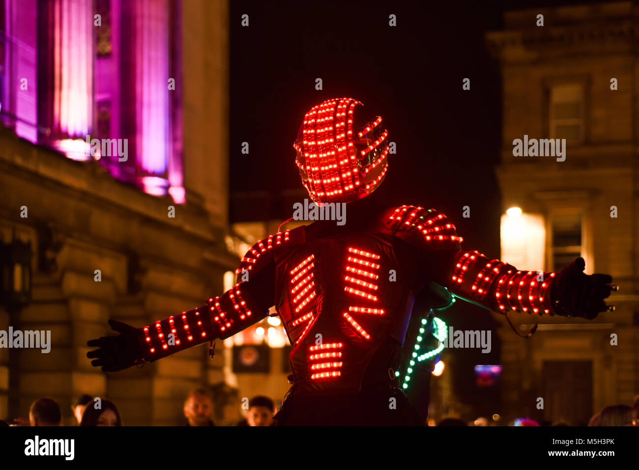 Light night nottingham 2018 hi-res stock photography and images - Alamy