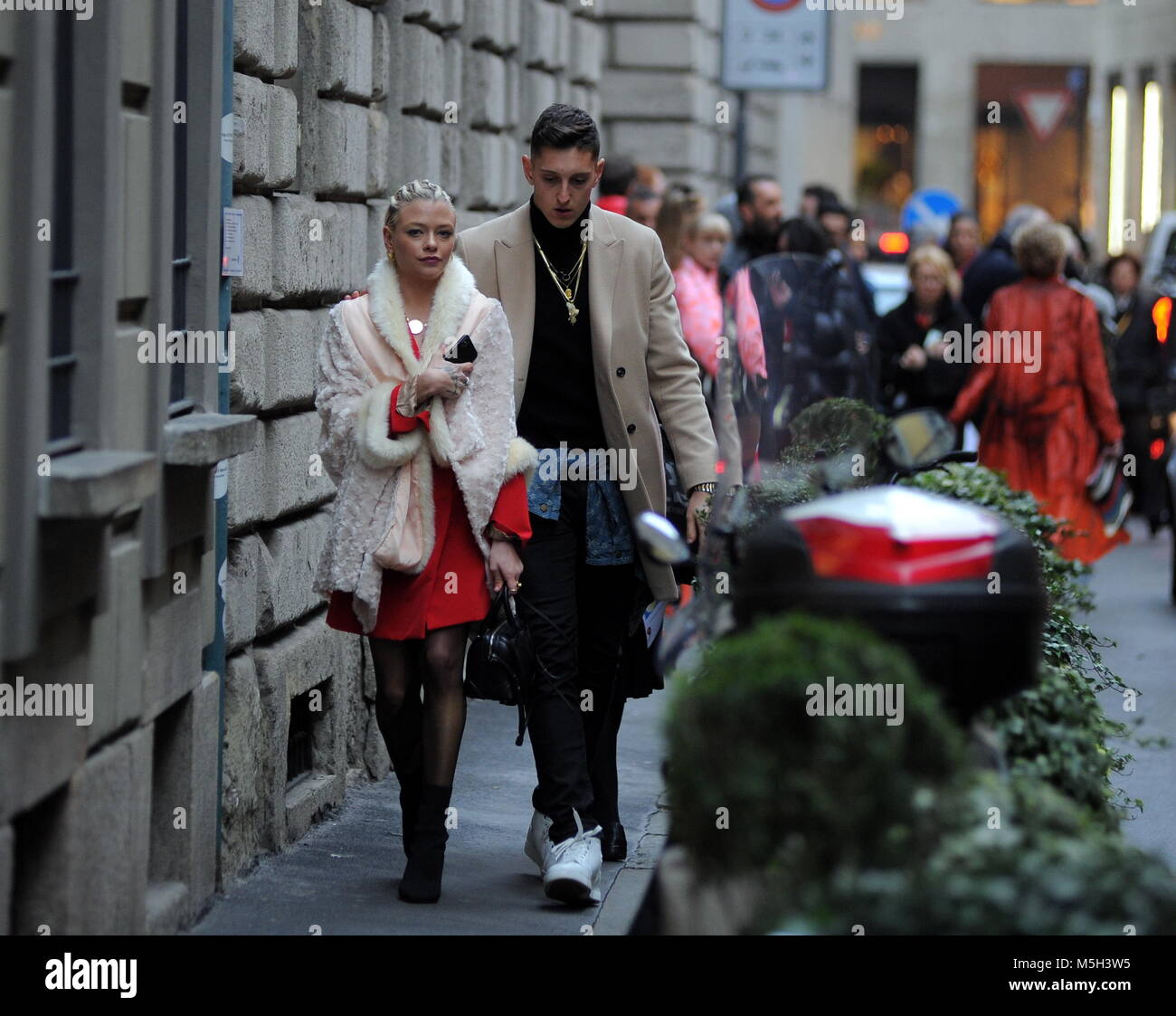 Milan, Giulia Proved and engaged Pierluigi Gollini at the ICEBERG ...