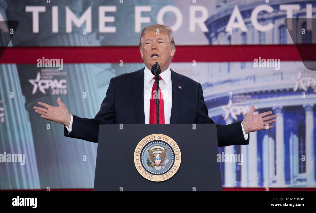 President Donald Trump went off script in a 75 minute speech to a ...