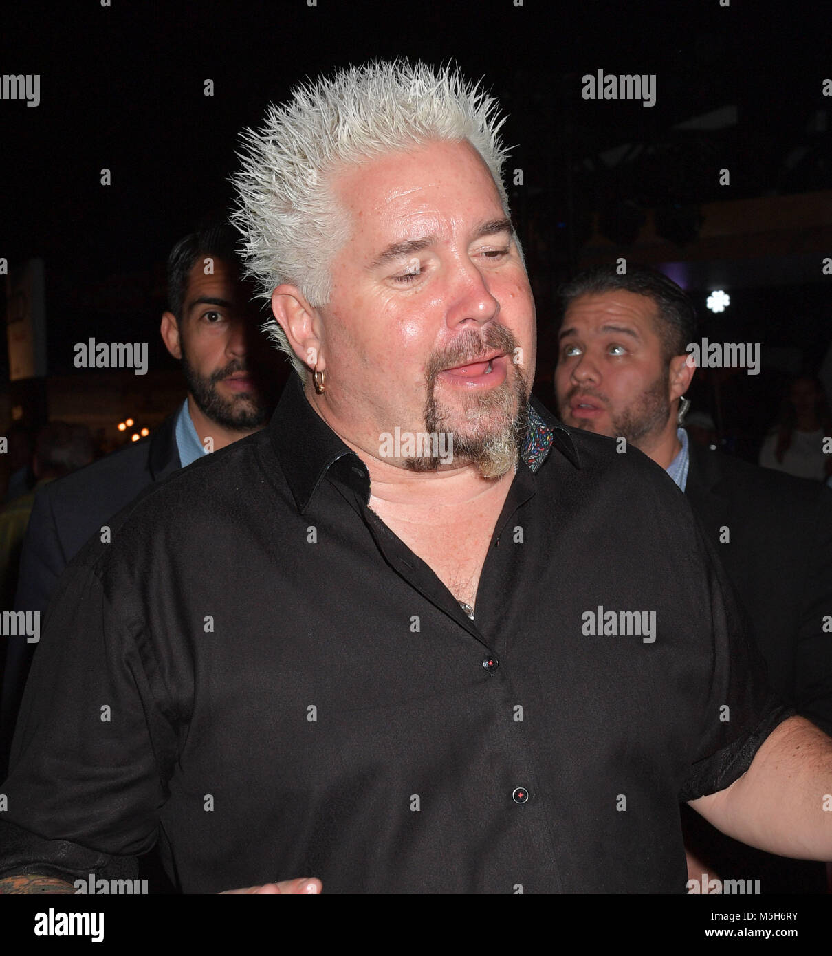 MIAMI BEACH, FL - FEBRUARY 23: Chef Guy Fieri hosts Burger Bash Bash ...