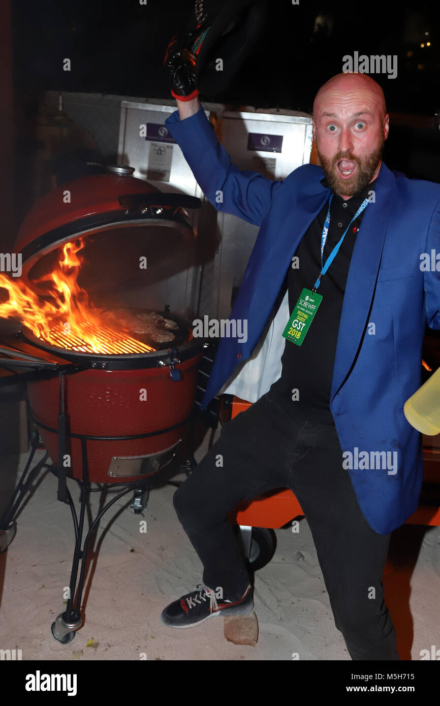 MIAMI BEACH, FL - FEBRUARY 23: Chef Guy Fieri hosts Burger Bash Bash ...