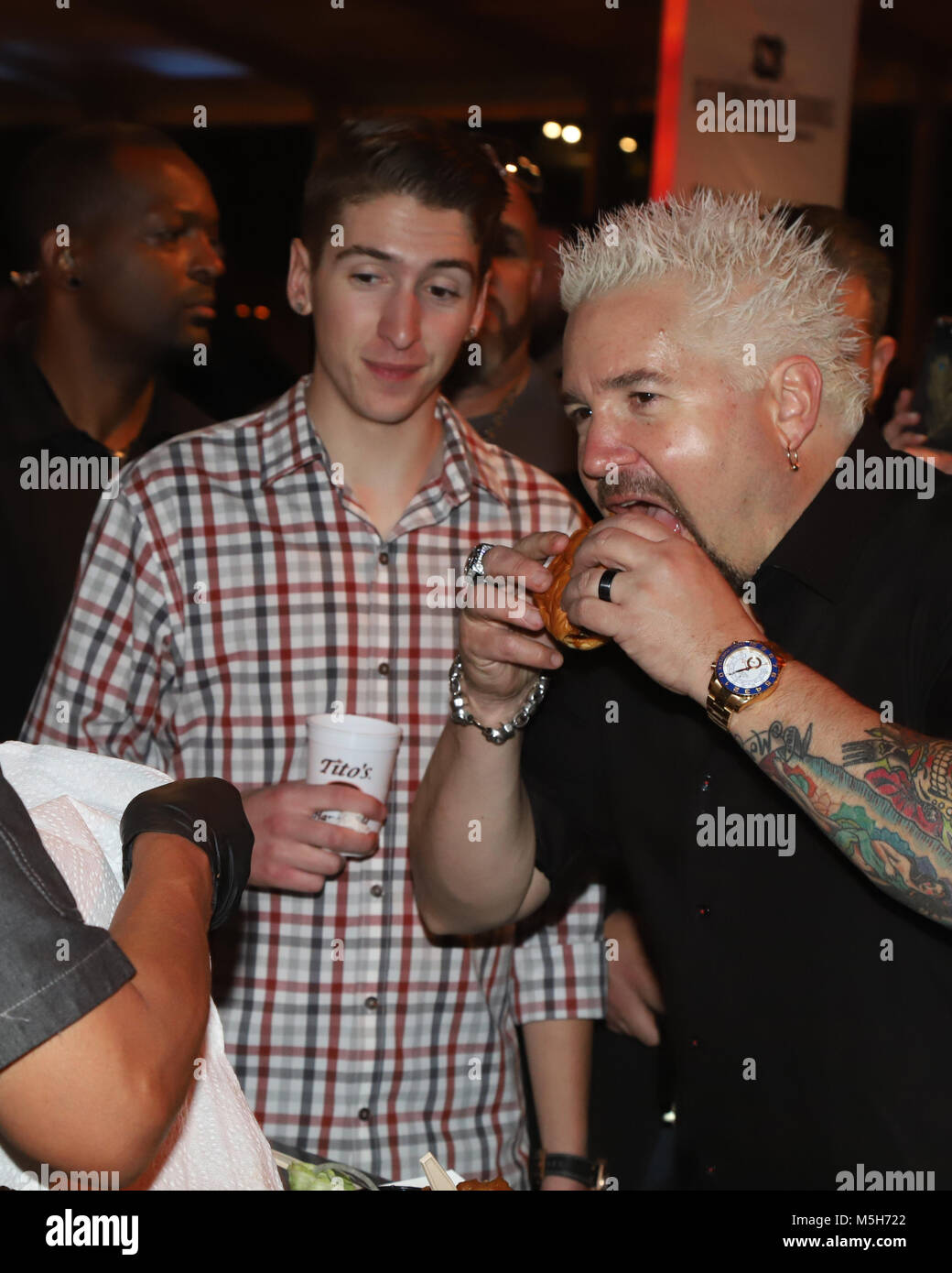 MIAMI BEACH, FL - FEBRUARY 23: Chef Guy Fieri hosts Burger Bash Bash ...