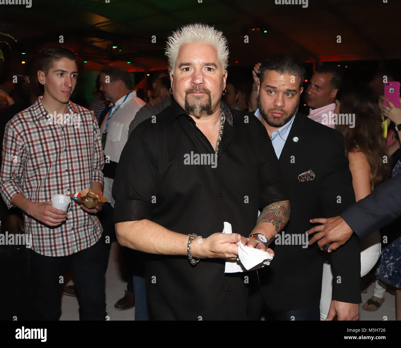 MIAMI BEACH, FL - FEBRUARY 23: Chef Guy Fieri hosts Burger Bash Bash ...