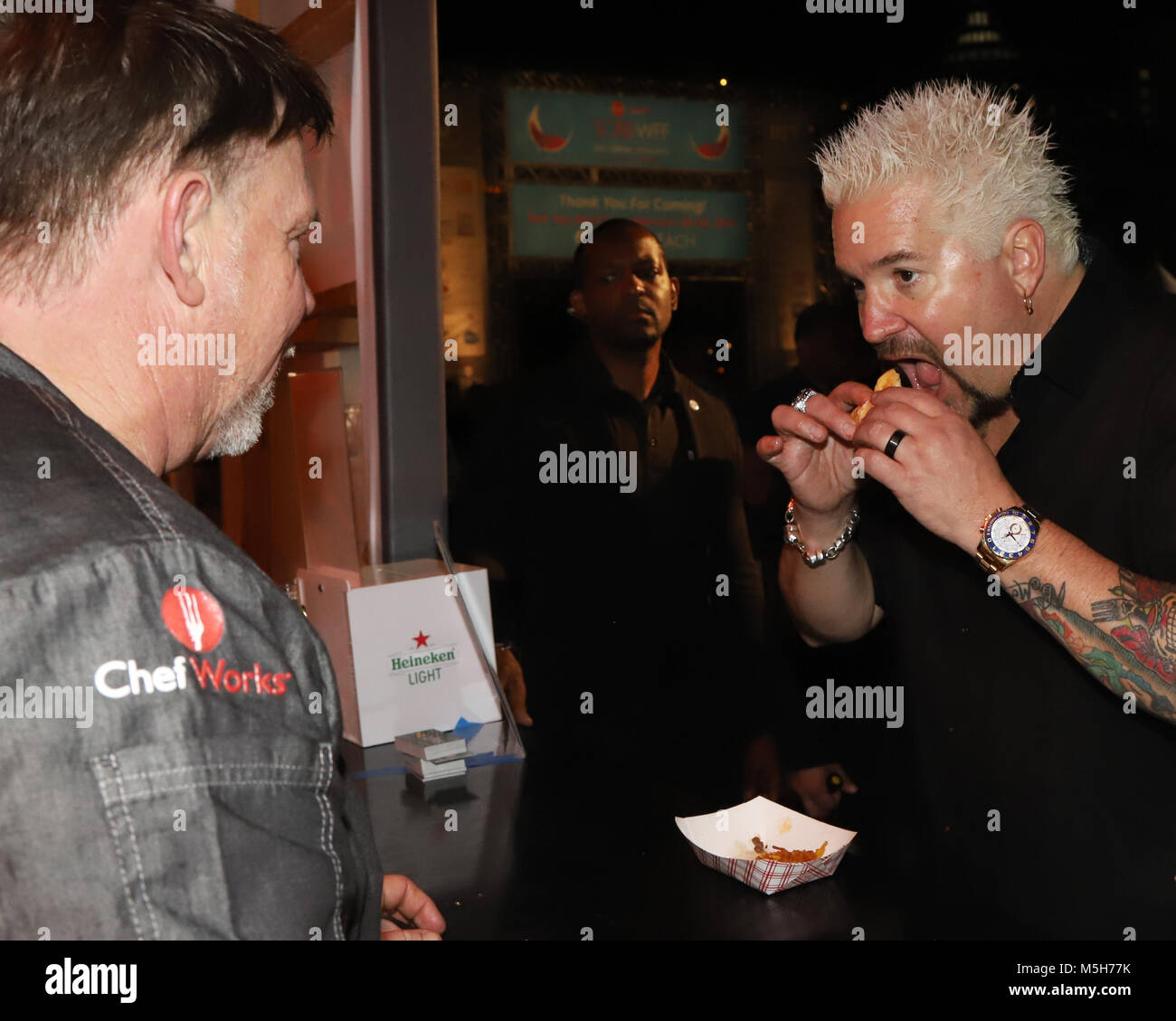 MIAMI BEACH, FL - FEBRUARY 23: Chef Guy Fieri hosts Burger Bash Bash ...
