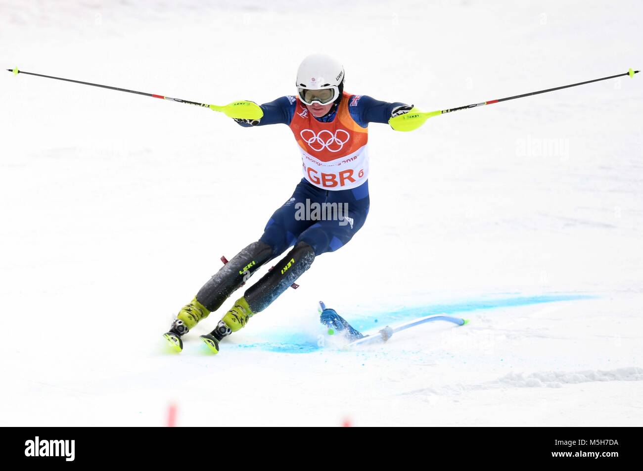 Pyeongchang, South Korea. 24th February, 2018. Laurie Taylor (GBR ...