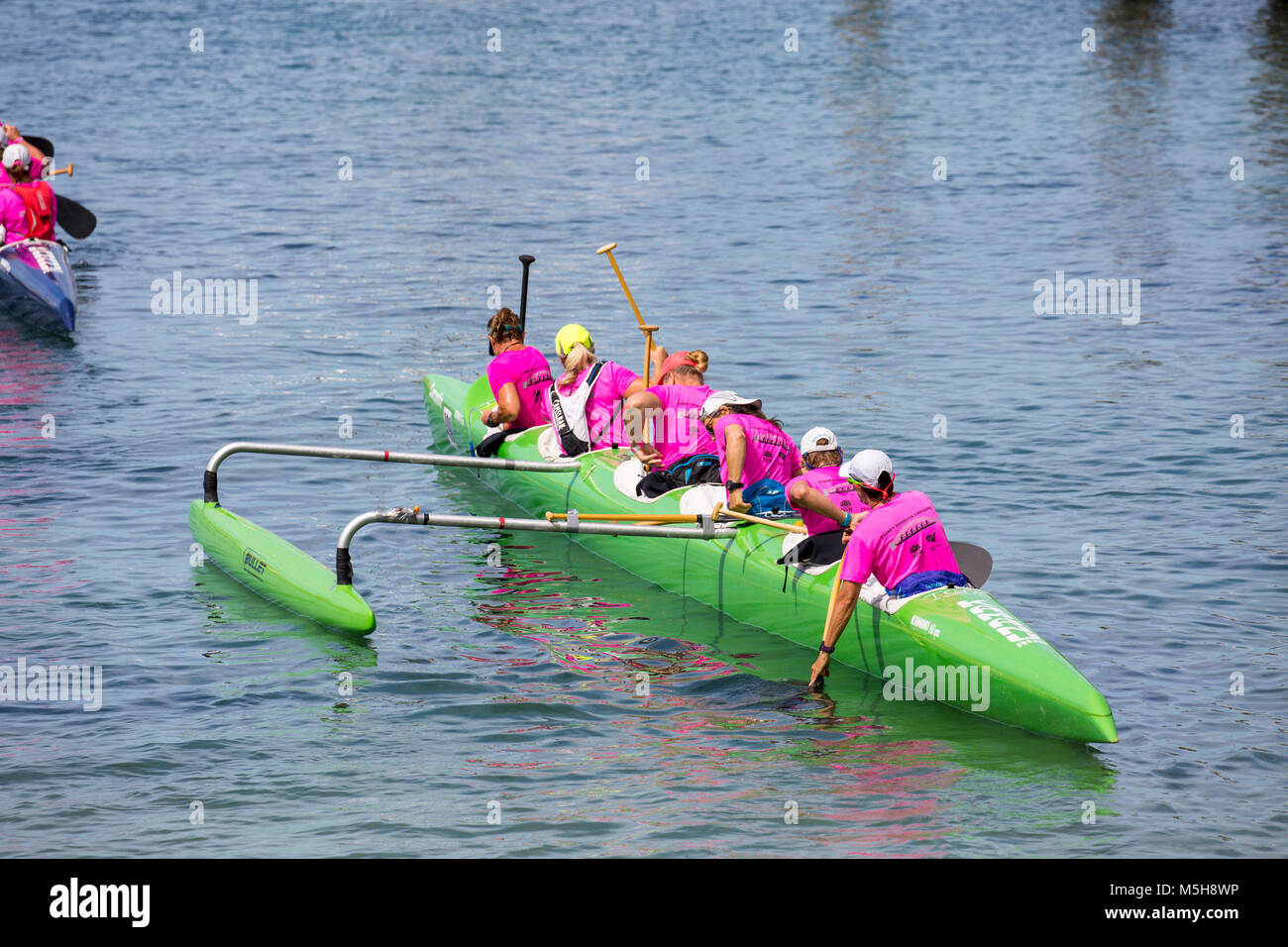 Manly Beach, Sydney, Australia, 24 Feb 2018. Sydney Harbour Challenge ...