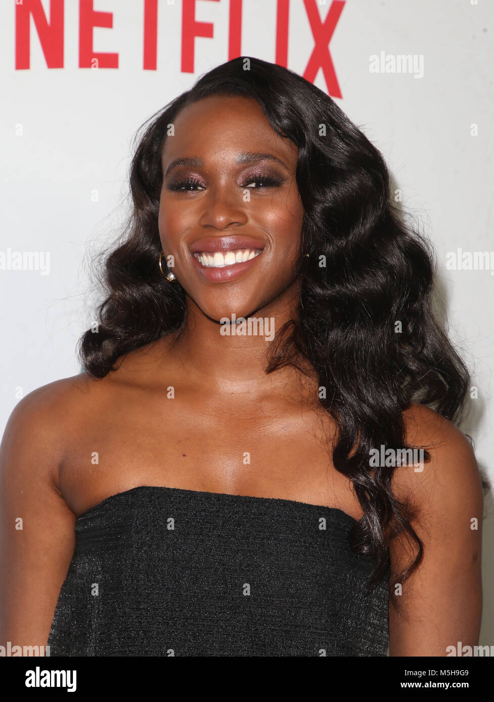 Beverly Hills, Ca. 23rd Feb, 2018. Clare-Hope Ashitey, at Netflix's ...