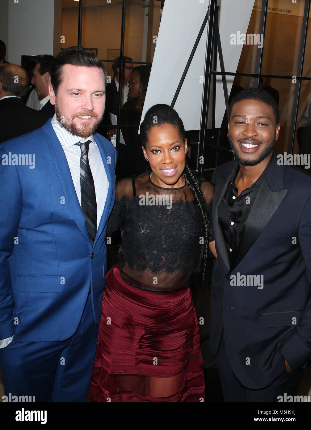 Beverly Hills, Ca. 23rd Feb, 2018. Michael Mosley, Regina King, Zackary ...