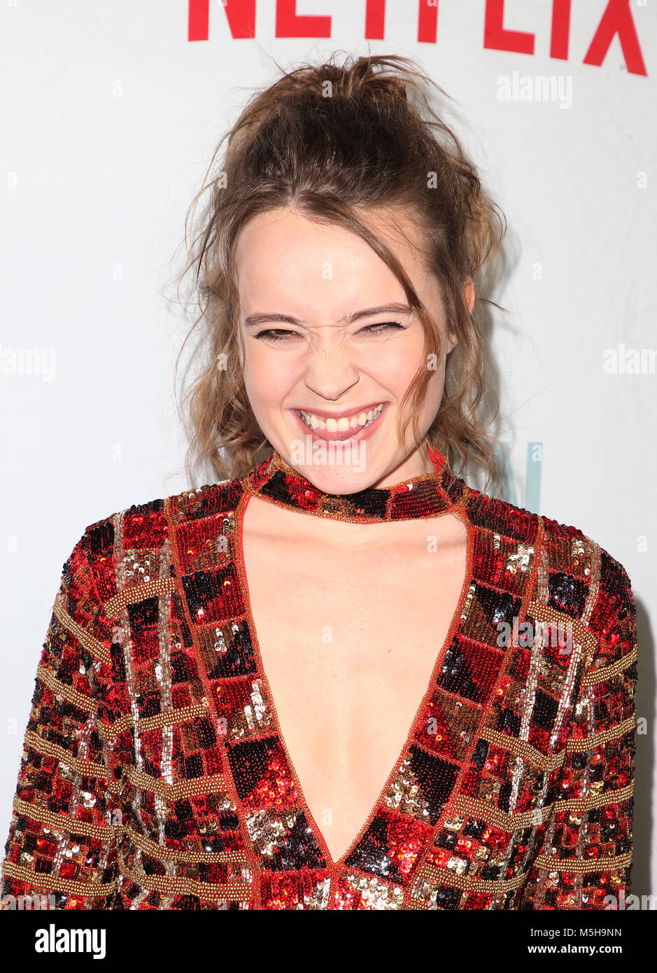 Beverly Hills, Ca. 23rd Feb, 2018. Nadia alexander, at Netflix's 'Seven ...