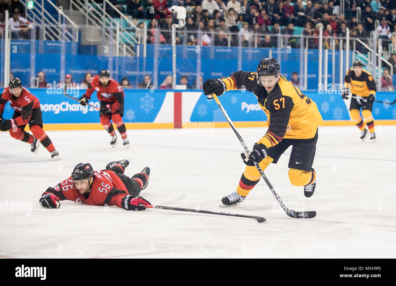 Marcel GOC r. (GER) im duels versus NOREAU Maxim (CAN), Aktion ...