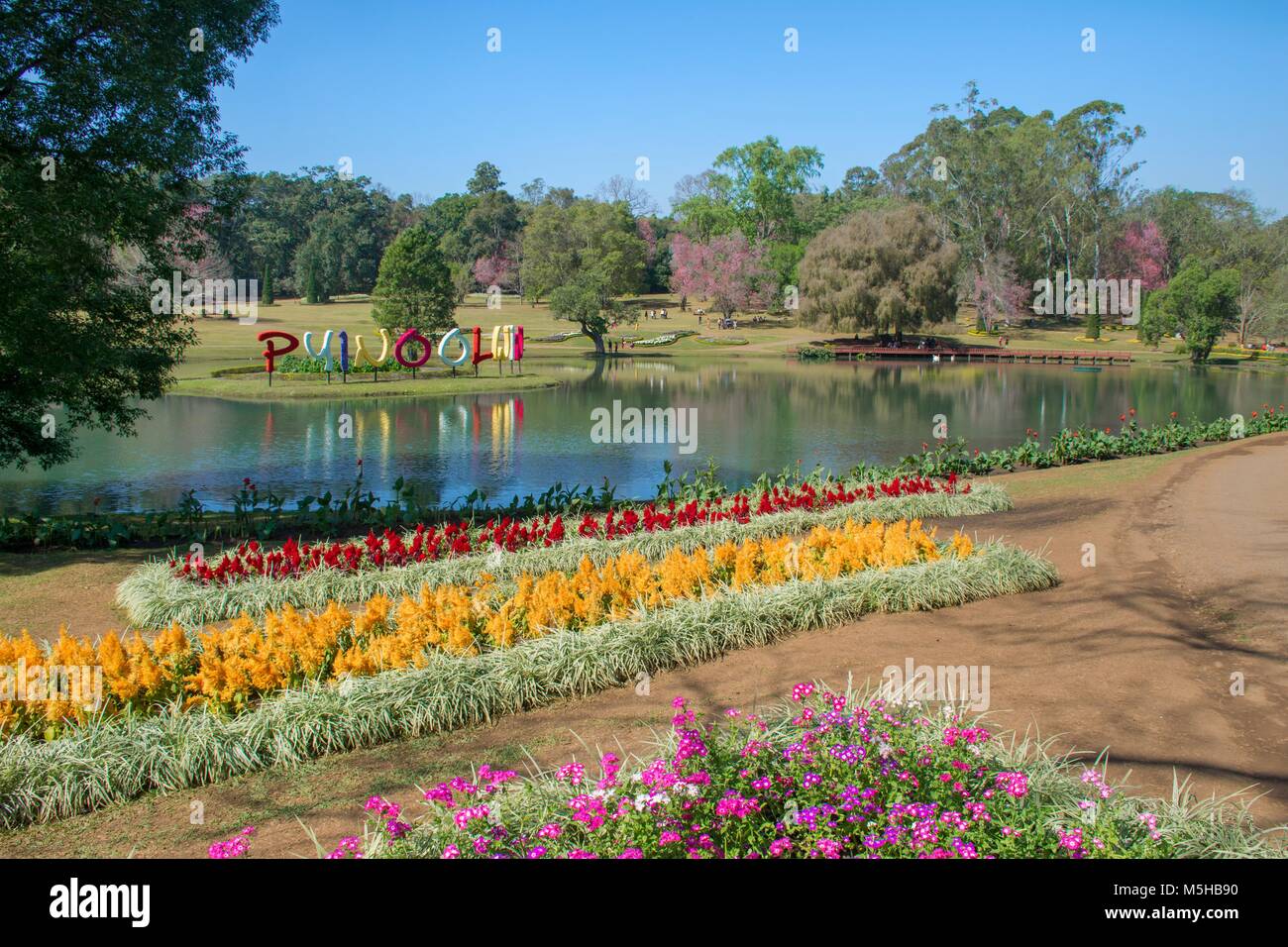 National Kandawgyi Botanical Gardens, Pyin Oo Lwin, Myanmar Stock Photo ...