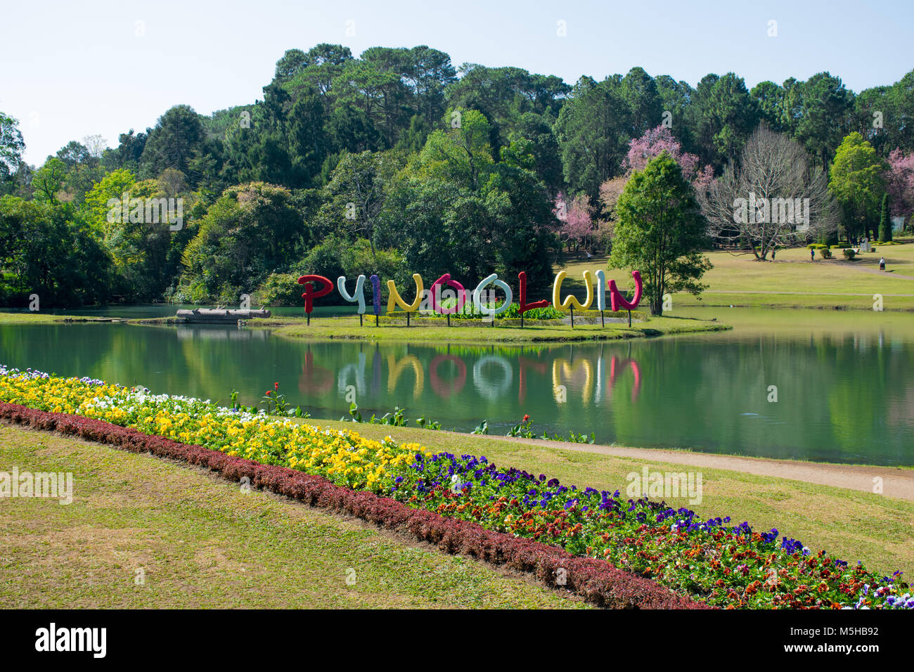National Kandawgyi Botanical Gardens, Pyin Oo Lwin, Myanmar Stock Photo ...