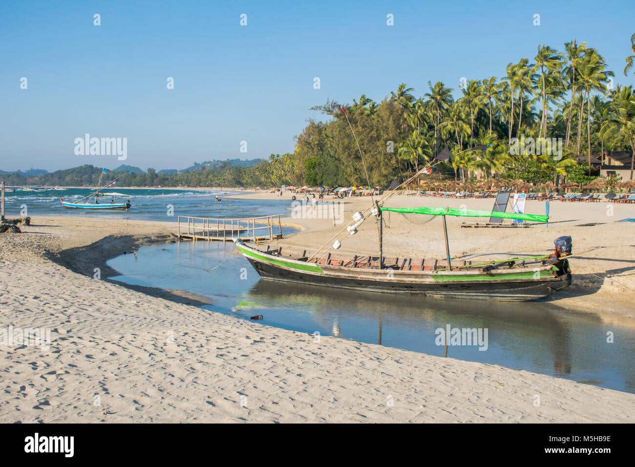 Ngapali Beach, Rakhine State, Myanmar Stock Photo - Alamy