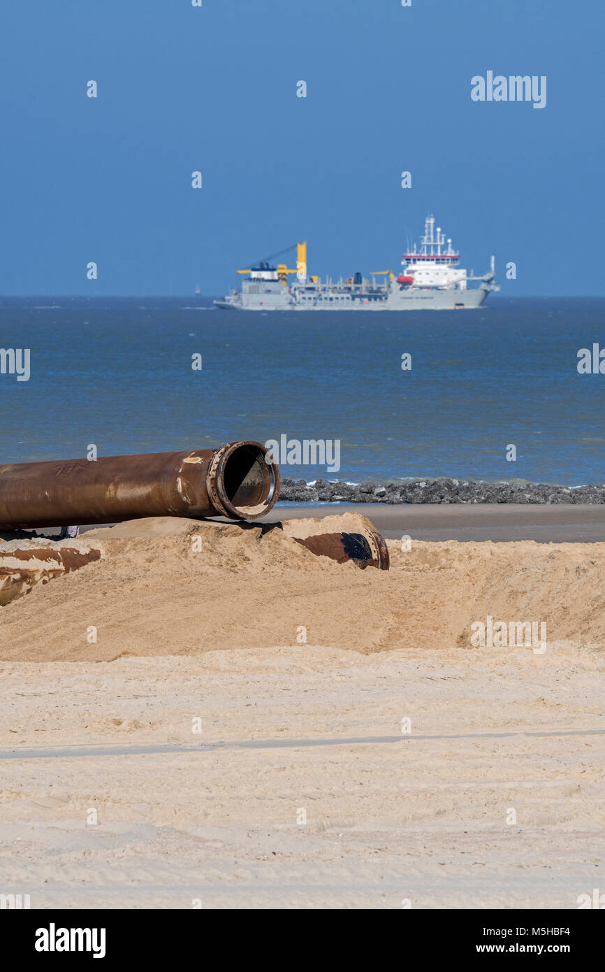 Sand replenishment coast protection hi-res stock photography and images ...