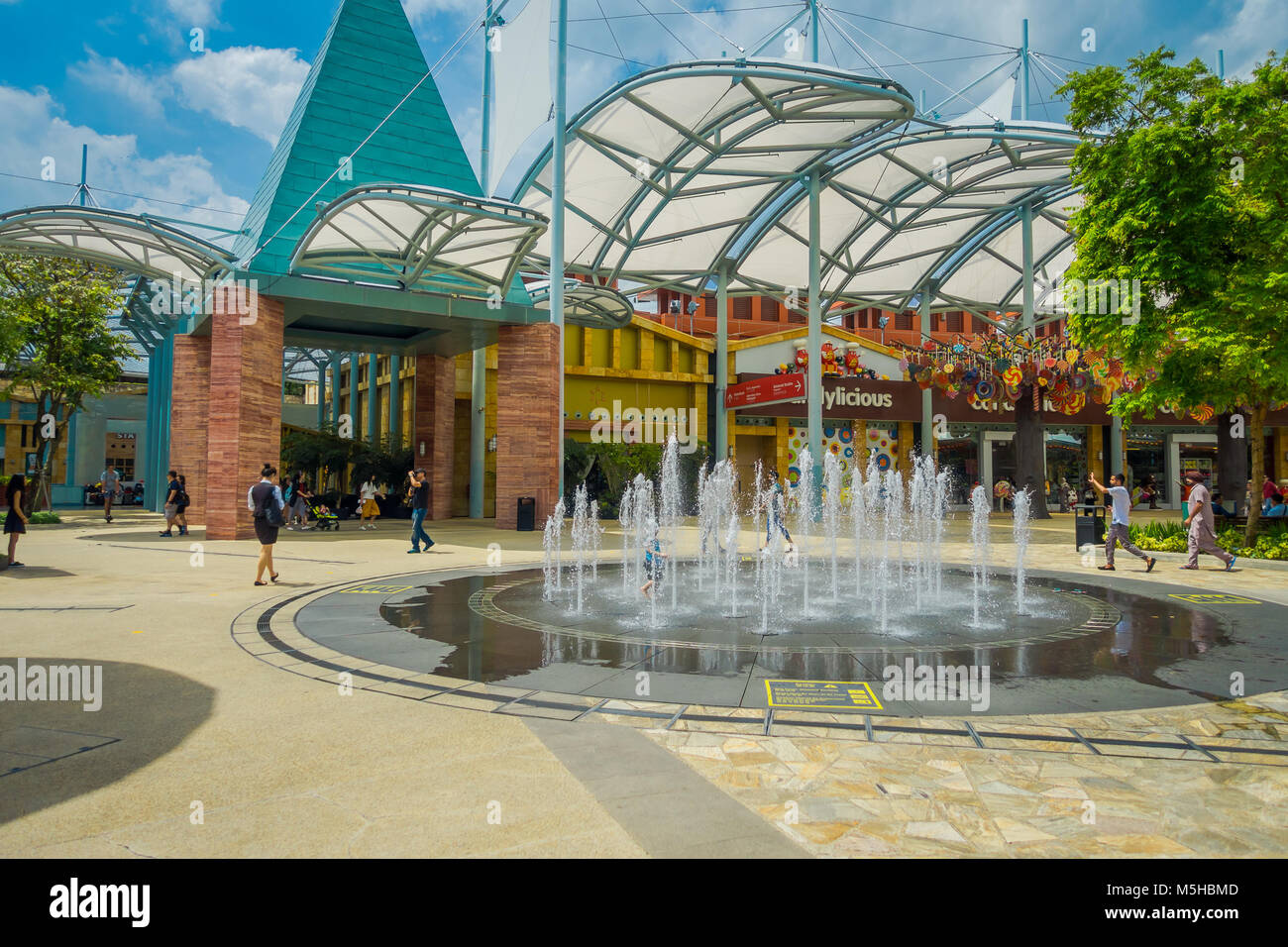 Fountain Universal Studios Singapore High Resolution Stock Photography ...