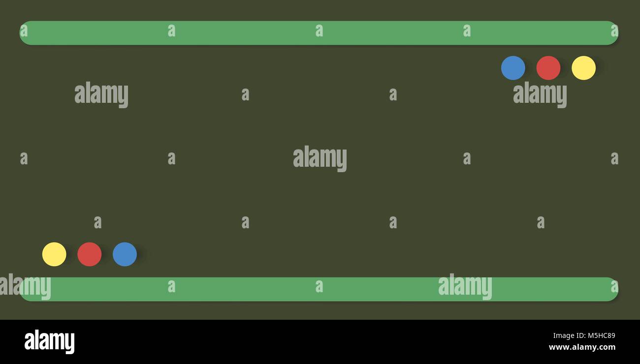 Background for the template. Oblong line and three different colored ...