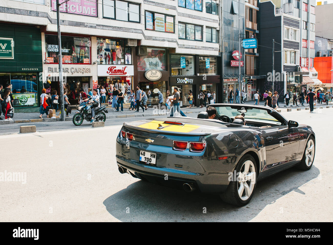 Rear view of driver hi-res stock photography and images - Alamy