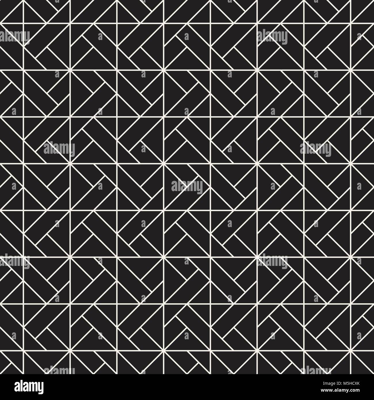 Vector seamless lattice pattern. Modern stylish texture with monochrome trellis. Repeating ...