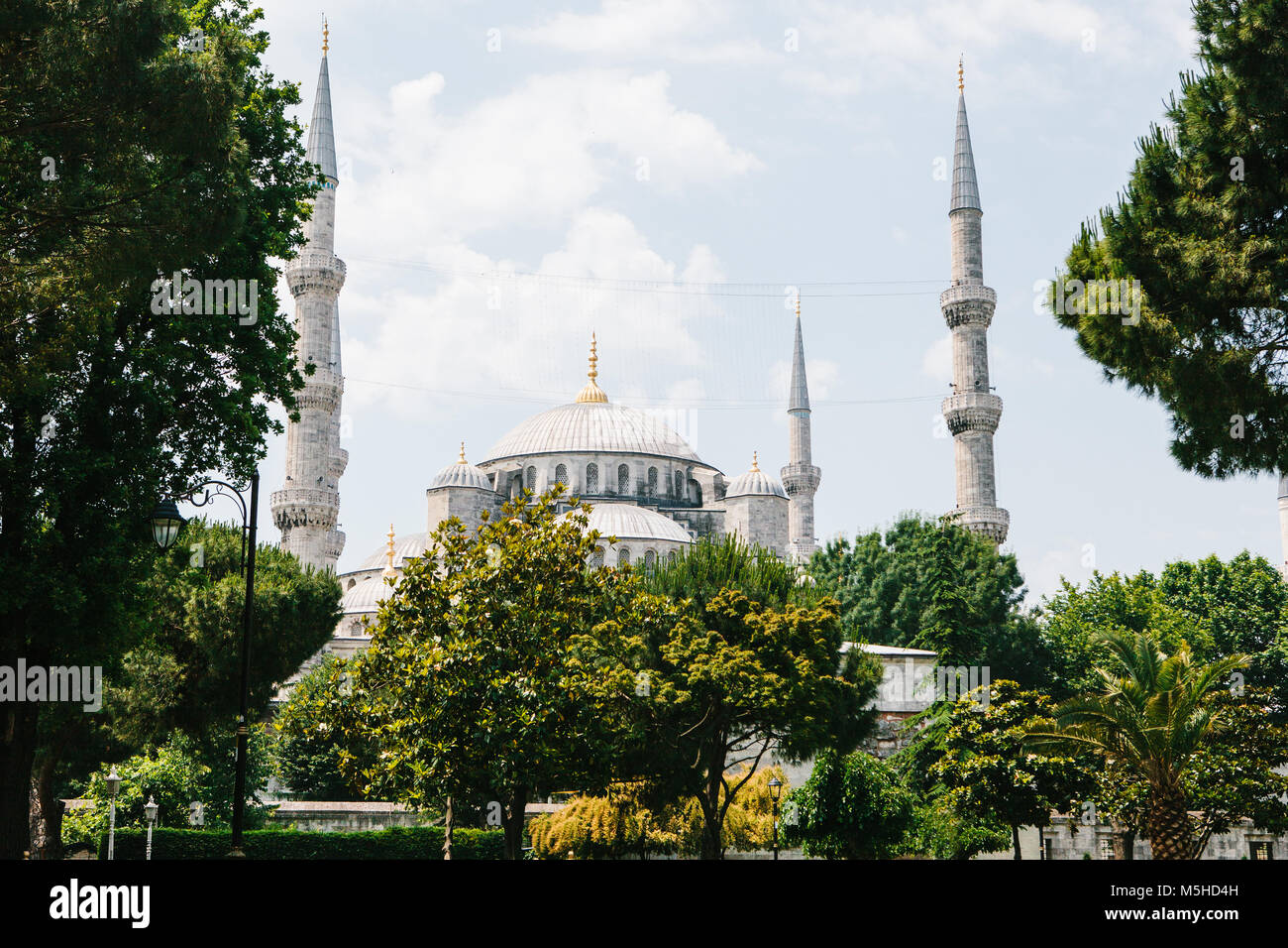 The famous Blue Mosque in Istanbul is also called Sultanahmet. Turkey ...