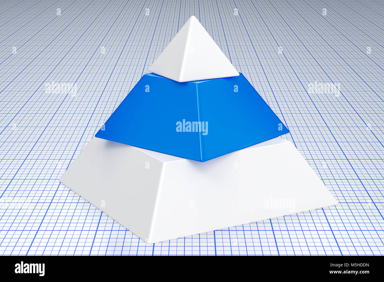 Abstract business pyramid concept. 3D rendering Stock Photo - Alamy