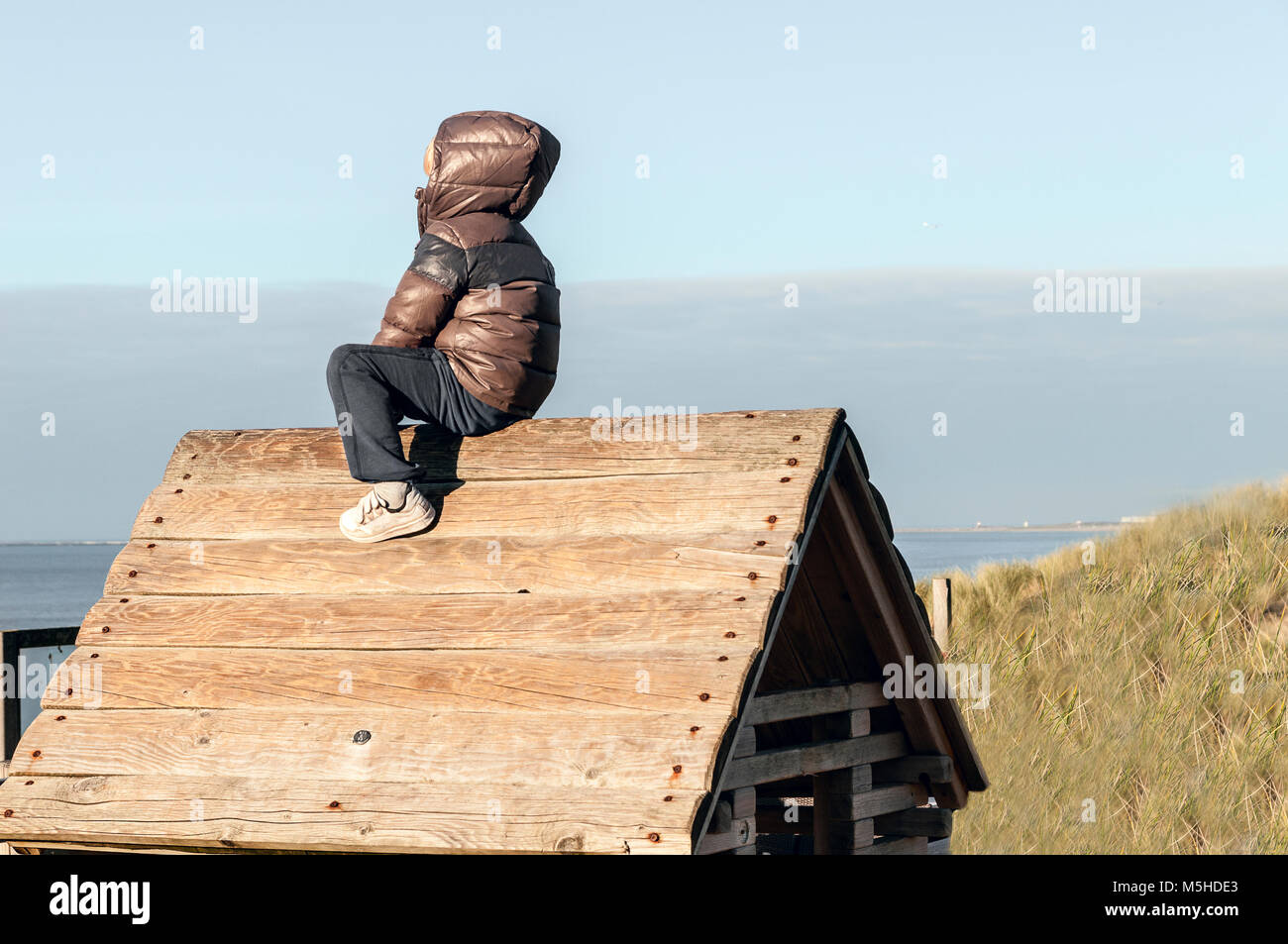 Boy On Roof