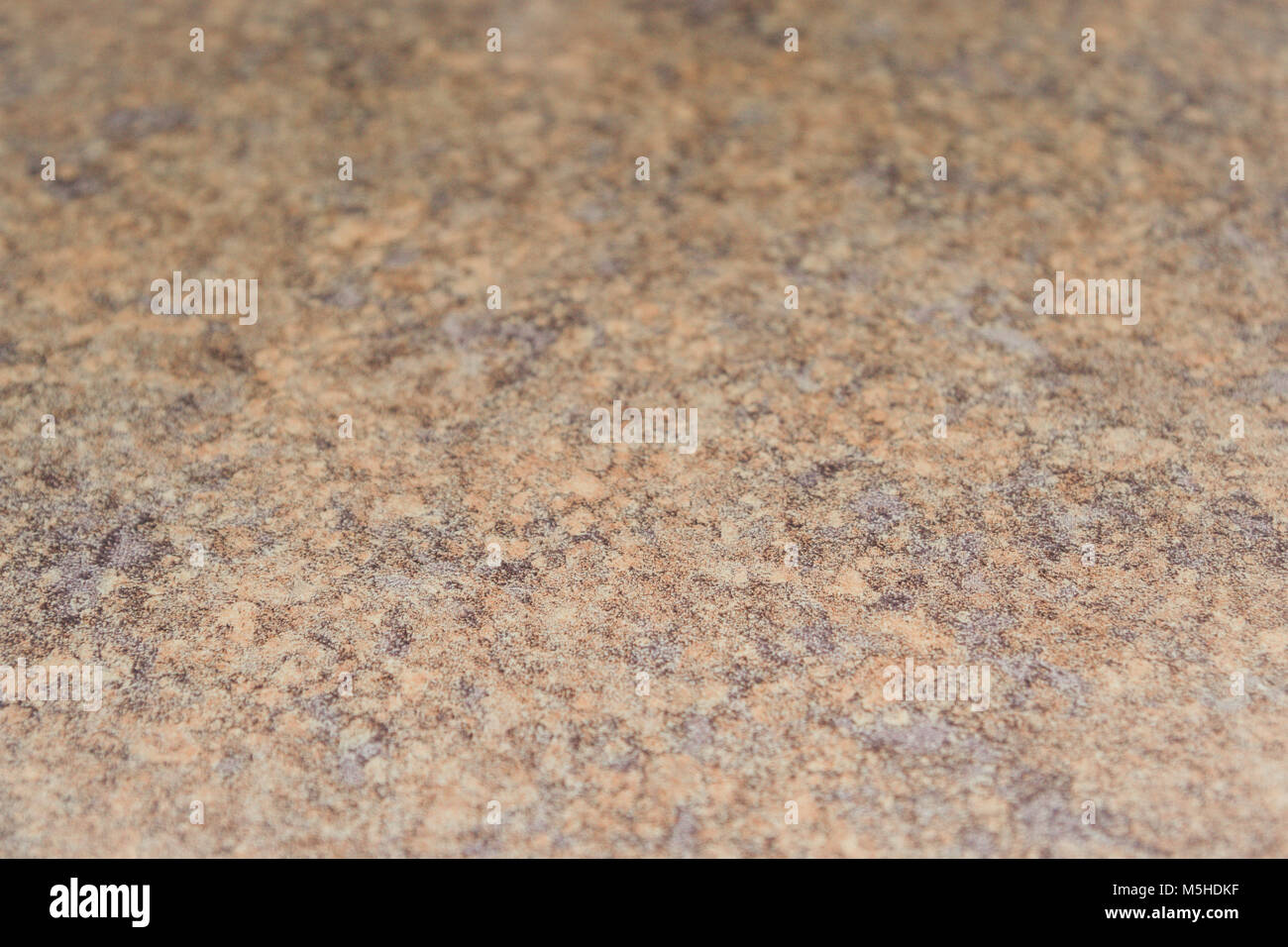 Brown countertop Desk in built-in kitchen Stock Photo - Alamy