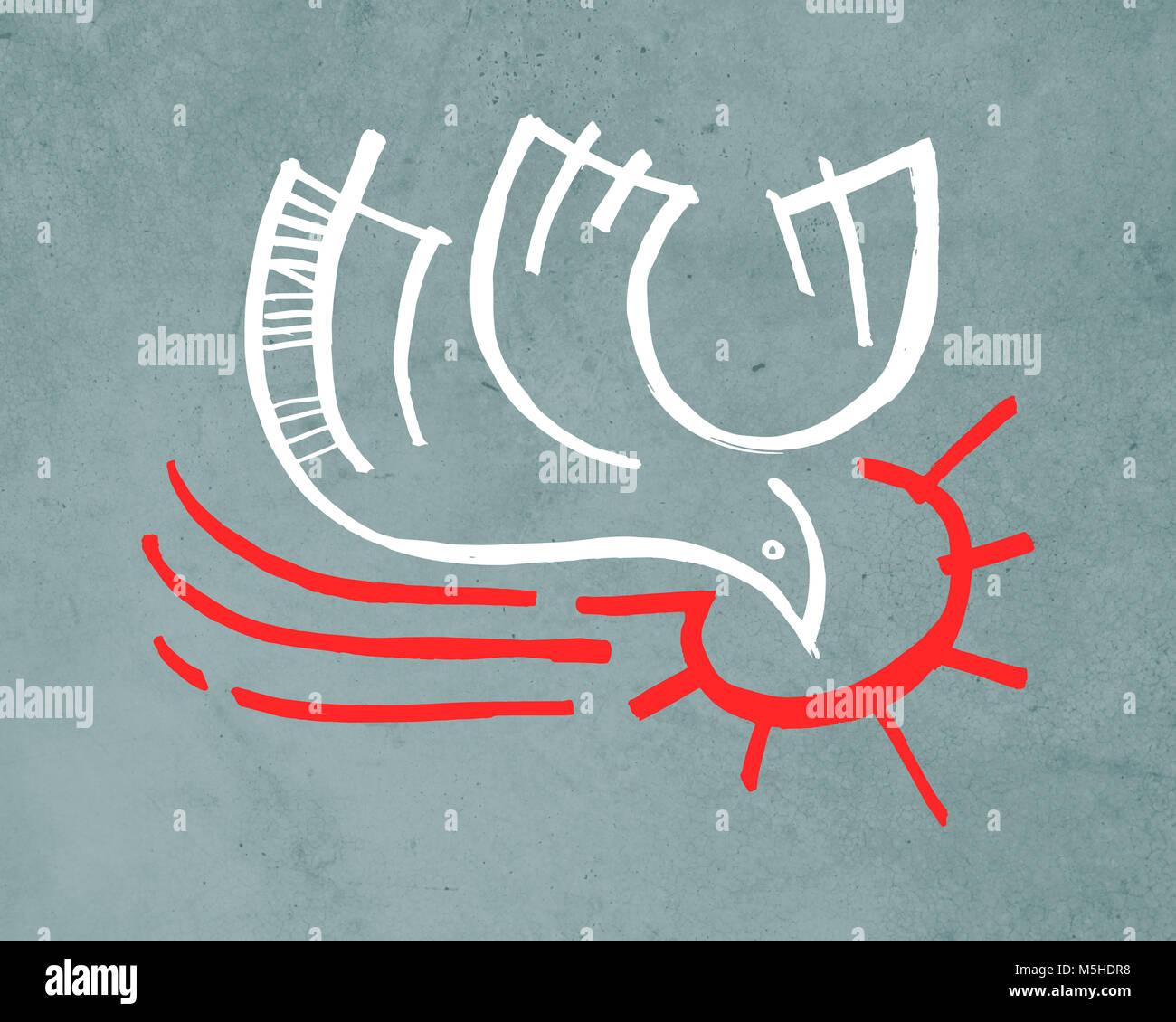 Drawing holy spirit dove symbol hi-res stock photography and images - Alamy