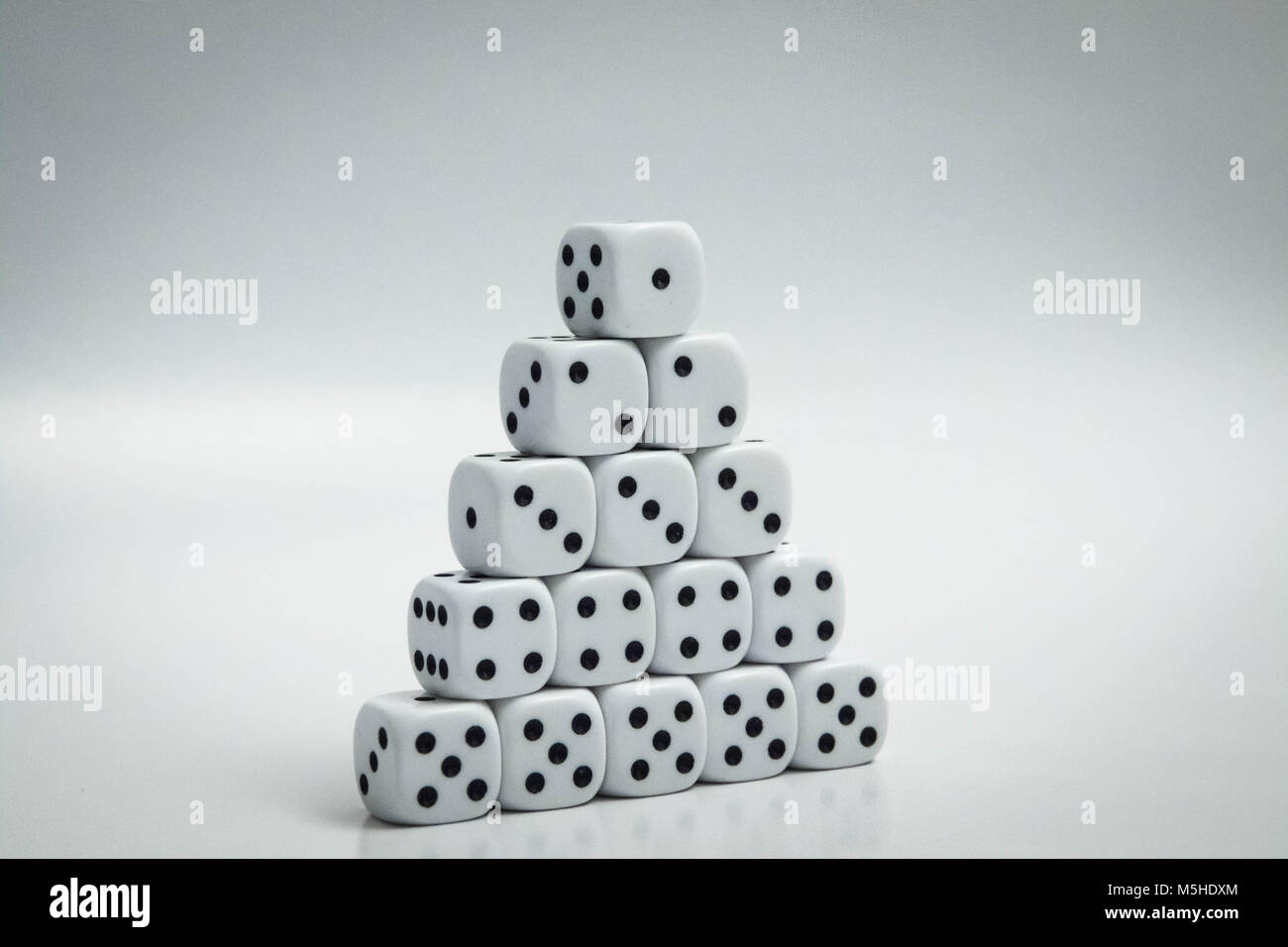 Dice Pyramid High Resolution Stock Photography and Images - Alamy