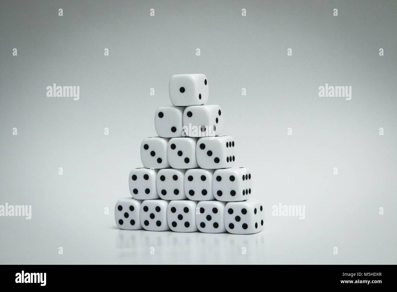 Dice Pyramid High Resolution Stock Photography and Images - Alamy