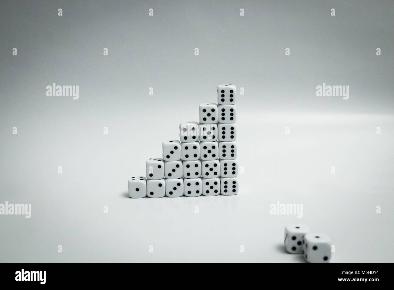 Dice Pyramid High Resolution Stock Photography and Images - Alamy