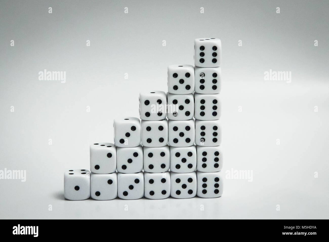 Dice Pyramid High Resolution Stock Photography and Images - Alamy